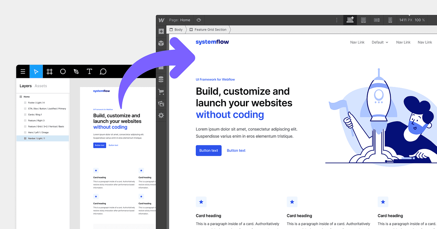 Figma to Webflow Development Agency | Top Rated Services